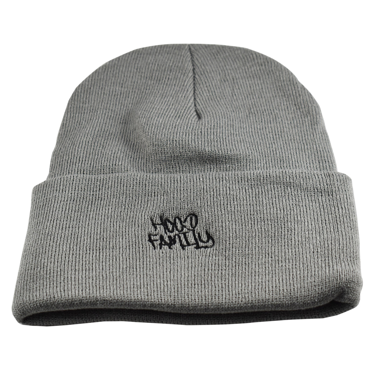 Fuck Around and Find Out Beanie (All Grey) Black Embroidery – Hood ...